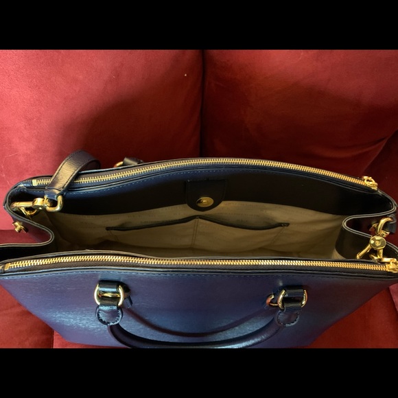 Ralph Lauren | Bags | Ralph Lauren Handbagtote Deep Navy Leather | Poshmark